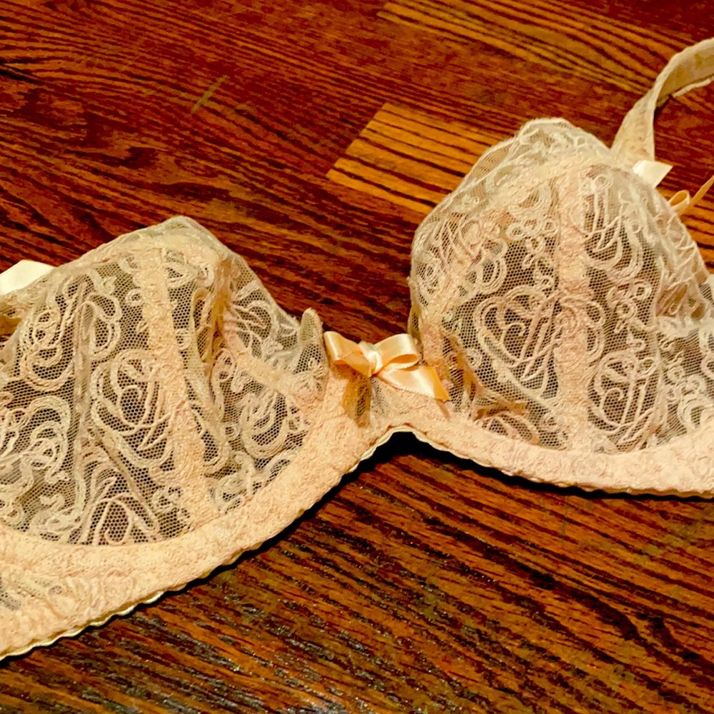 Agent Provocateur Neutral Lace Bra - Gem